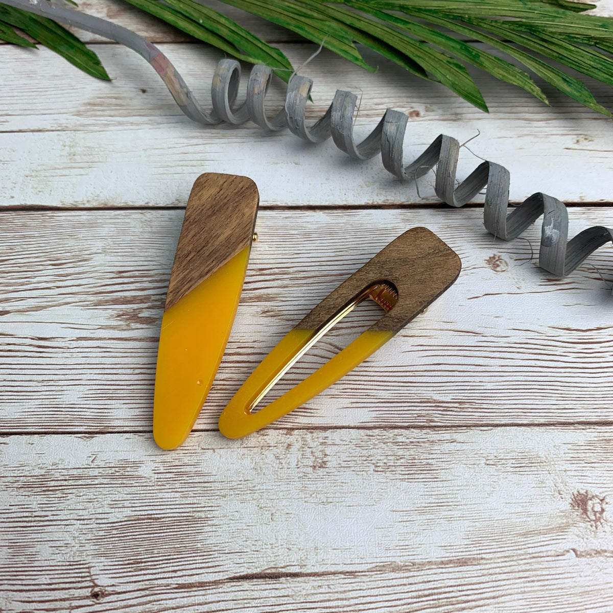 Acrylic Wood Barrettes – Wren + Finn